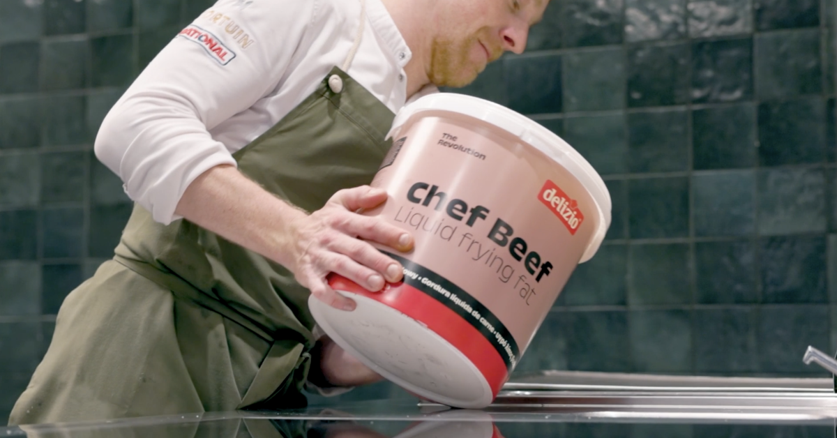 Delizio Chef Beef la graisse de bœuf liquide pour la friture | Delizio